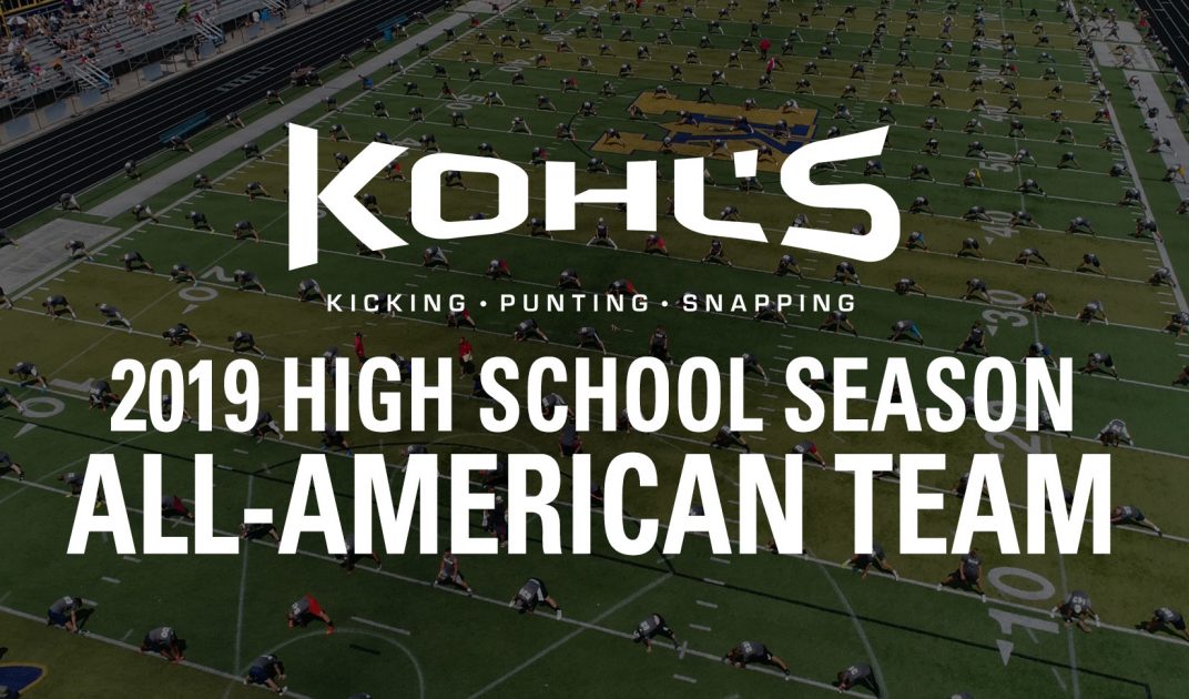 2019 Kohl's High School… | Kohl's Football Kicking and Punting Camps